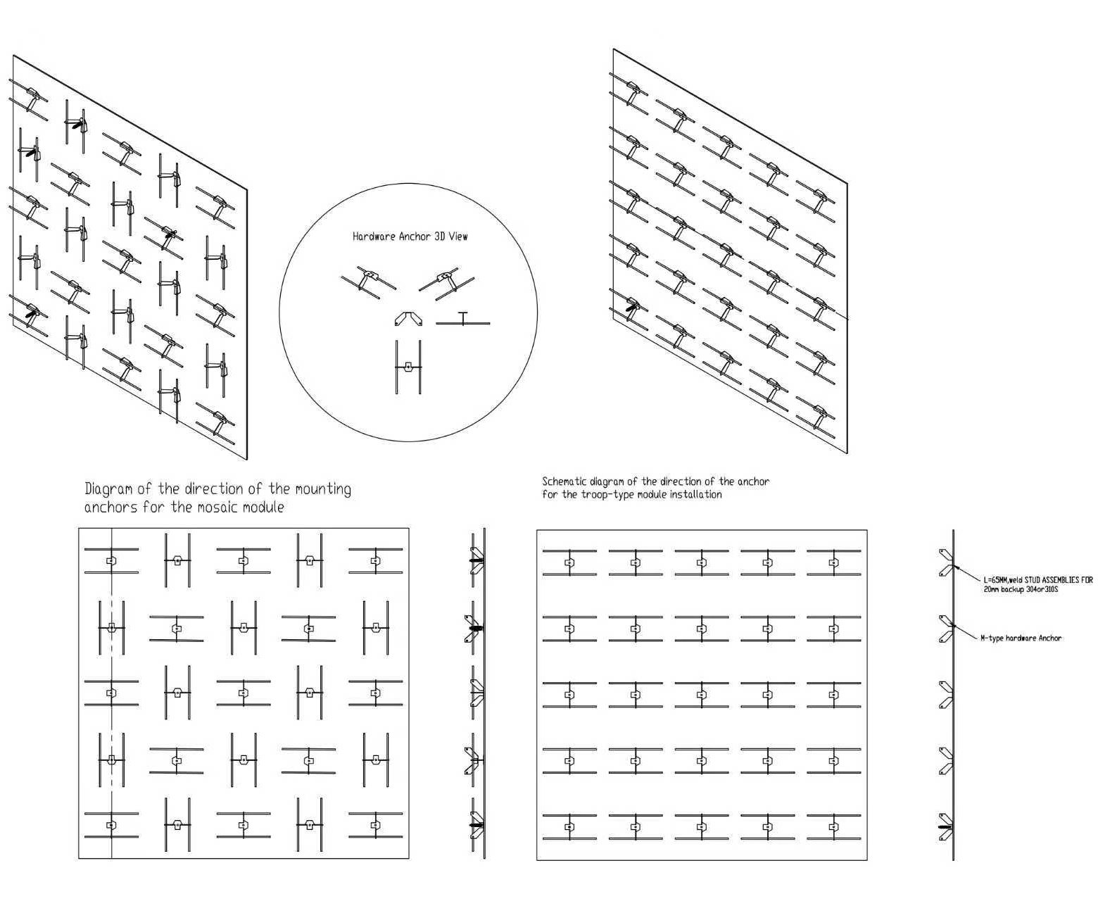 Manufacturing and Installation of Ceramic Fiber Modules