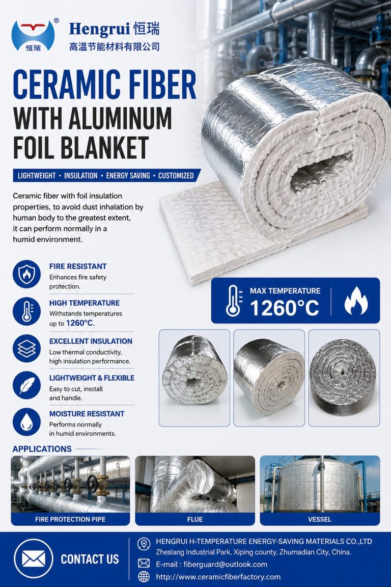 Ceramic Fiber With Aluminum Foil Blanket